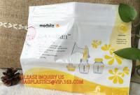 China Mircowave steam sterilizer bag, steriliser bag,LDPE soft milk white plastic bag for dry laundry, plastic laundry bag, 10 for sale