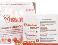 China Mircowave steam sterilizer bag, steriliser bag,bolsitas esterilizadoras a vapor para microondas sachets de sterilisation for sale
