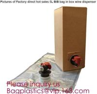 China Bag in box packaging bib wine,Plastic Portable Wine Dispenser Bag In Box Red Wine,bag in box for edible oil , wine, milk for sale