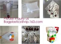 China Aluminum foil wholesale spout liquid wine bag in box with packaging,Bag in Box packaging with valve and spout/Unique bag for sale