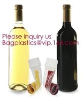 China Foldable wine bag portable reusable plastic wine bottle pouch,wine bottle pvc custom packaging bag,vodka,wine,spirit for sale