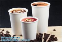 China 8 OZ Disposable Eco Friendly Coffee Paper Cup,Disposable kraft paper cup customizable coffee milk water juice cup PACKAG for sale