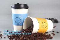 China Disposable 8/12/16 Oz Beverage Coffee Cups Single Wall Paper Cups with Lid,Wholesale Disposable Paper Coffee Cup Custom for sale