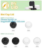 China Biodegradable cup lid, PLA cup lid, PP LID, PET LID,Cold cup lid, hot cup lid, 10oz/12oz/16oz/22oz hot drink cup PS lid for sale