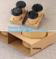 China Manufacturer Disposable Take Away Free Samples 4 Paper Cup Holder Tray Carrier,paper holder,newspaper holder recycling,t for sale