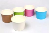 China Yogurt paper cups, disposable paper icecream cup for summer,icecream paper cups for American and European market bagease for sale