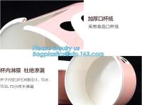 China 12oz 360ml 34oz 1000ml ice cream paper cup and paper lid,double pe coating single wall recycled 16oz icecream cup 500ml for sale