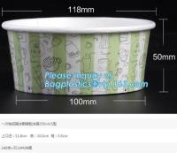 China Food grade standard icecream paper cups for European and American market,custom logo printed disposable icecream scround for sale