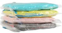 China Tote Stand Up Pouch Storage Pocket Compression Bedding Embossed Design for sale