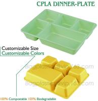 China fast food boxes custom logo printing, Compostable plastic food container, eco-product renewable 100% compostable PLA foo for sale