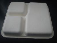 China Full Biodegradable Oval Compostable plastic Corn Starch plates,Eco- Friendly Biodegradable Corn Starch Disposable Tablew for sale
