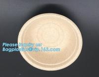 China Sugarcane Bagasse Disposable Salad Bowl,biodegradable compostable sugarcane bagasse oval bowl 16oz,8oz 16oz 24oz 32oz bi for sale