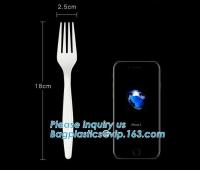 China biodegradable compostable CPLA cutlery dinnerware tableware,PLA compostable cultery,cultery/spoon/fork/knife,bagease pac for sale