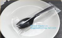 China Disposable Biodegradable Corn Starch Fork Knife Spoon / Cutlery for Food,compostable disposable CPLA plastic knife with for sale