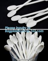 China Biodegradable disposable Stirrer cutlery eco friendly,disposable CPLA Compostable cutlery,Corn Starch Coffee Stirrer for sale