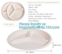 China biodegradable corn starch plate,factory wholesale biodegradable corn starch food plate,Factory 6.2 inch Custom Logo Eco for sale