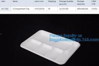 China Compostable custom environmental biodegradable trays disposable sugarcane pulp paper plate,Wheat Straw Fiber, Bagasse Su for sale