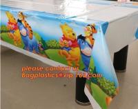 China Hello Kitty Party Supplies Plastic Tablecloth kids Birthday Decoration Baby Shower For Kids Girls, 1pcs spiderman theme for sale