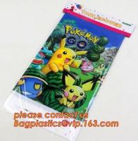 China Birthday tablecloth Cartoon kids happy birthday party plastic tablecover supplies, ZLDECOR Lovely 108cm disposable Birth for sale