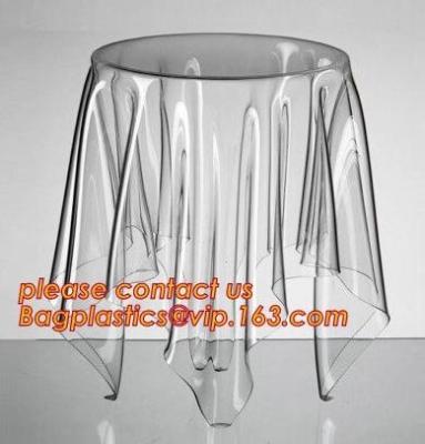 China ECO 0.2Tapem Multi Sizes Customization Made Soft Glass Transparent Waterproof Oilproof PVC Tablecloths Table Cover TPU EVA for sale