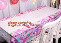 China Creative Boys Girls Birthday Party Tablecloth Plastic Disposable Outdoor Kids Supplies Accessories, happy birthday party for sale