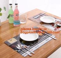 China Promotional PP/PVC Placemat Table Mat With Good Quality,vinyl weven decorative PVC placemats recycled table mat,Silicon for sale