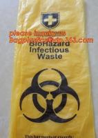 China trash bag for infecciosas, hospital use, biohazardous refuse bag, biodegradable compostable medical biohazard bags with for sale