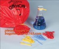 China trash bag for infecciosas, hospital use, biohazardous refuse bag, biodegradable compostable medical biohazard bags with for sale