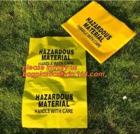 China autoclavable ldpe medical biohazard waste plastic bags for clinical waste, Biohazard disposable medical sterilization, h for sale