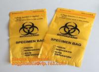 China Biohazard Garbage Bag for hospital Waste, Biohazard medical waste Plastic Bags For clinical Disposal, HDPE biodegradable for sale
