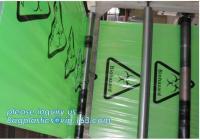 China Co-extrusion PE Garbage Bags, trash bag for infecciosas, Medical consumables biohazard waste disposal supplies LDPE plas for sale
