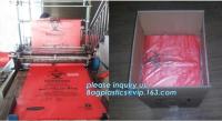 China Biohazard medical waste bag for hospitals, Disposal Plastic Medical waste bags, Plastic Pe Medical Biohazard Waste Bag for sale