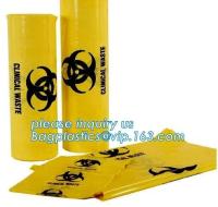 China yellow/red/black biohazard autoclave bag/biohazard autoclavable bin liner, biohazard plastic bags,biohazard waste bag,me for sale