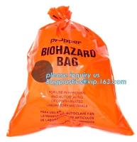 China Medical Specimen Bag with Zip lockkk pounch, biohazard infectious waste bag/bio hazard medical waste bin liner, bagplastics for sale