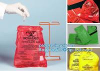 China specimen transport poly bag, lab sample packing bags, Pathology Specimen Bag, autoclave bags, Biohazard waste disposal b for sale