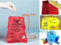 China specimen transport poly bag, lab sample packing bags, Pathology Specimen Bag, autoclave bags, Biohazard waste disposal b for sale