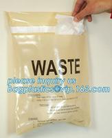 China biohazard infectious waste Dustbin liner, 3 wall or 4 wall document pouch, Healthcare Trash Bags, bagplastics, bagease for sale