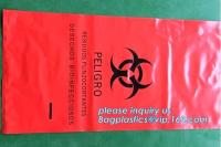China Medical Consumables Biohazard waste bag, Drawstring Medical Waste Bags, Medical Biohazard Autoclave Bags, bagplastics for sale