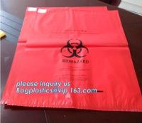 China Medical Consumables Biohazard waste bag, Drawstring Medical Waste Bags, Medical Biohazard Autoclave Bags, bagplastics for sale