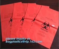 China Biohazard liner bags, drawstring liner, drawtape liner, clinical, medical, hospital, healthcare, medication, supplies for sale