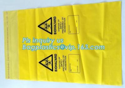 China Medical Biohazard Bag/self sealed biohazard waste bag, Medical Disposable Plastic Bags/Self Sealing Sterilization Bag/ Z for sale