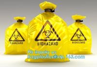 China Color Custom Super Large Biohazard Waste Bag, Biohazard Collection Bags/Custom Colored sterile medical bags bags for Lab for sale