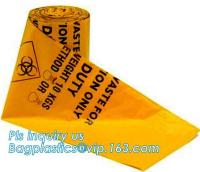 China High temperature resistance 120C Biohazard Garbage Bags Medical Wast Bags for Sterilization Used in Hospital, bagease for sale