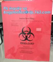 China medical waste disposal plastic bag Biohazard garbage bags, Colored medical Infectious waste bags, biohazard garbage bags for sale