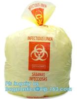 China Clinical Waste Bags (Yellow), Heavy Duty Sacks , 17in x 25in (x25), Popular PE/PP biohazard eco bag,garbage bag,plastic for sale