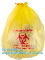 China Clinical Waste Bags (Yellow), Heavy Duty Sacks , 17in x 25in (x25), Popular PE/PP biohazard eco bag,garbage bag,plastic for sale