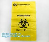 China Soiled Linens Trash Bags Yellow Drawstring Tie and One Color Printed, 20-30 Gallon 1.Tapeil 30x43 plastic blue soiled line for sale