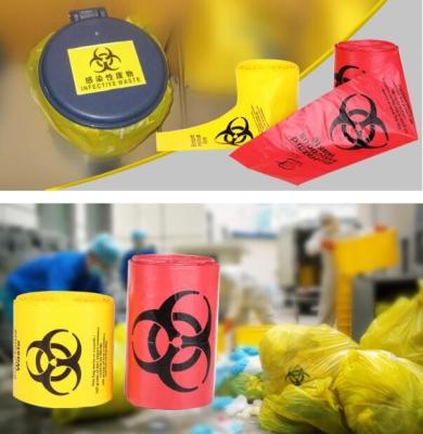 China soiled linen medical waste bags, 33 Gallon Blue tint recycling plastic soiled linen hospital liner bag1.2mil 33x39, bage for sale