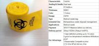 China Medical waste garbage bags / Yellow Red Medical waste garbage bags/ Infections Linens Waste Bags, Biohazard & Linen Bags for sale
