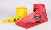 China Medical waste garbage bags / Yellow Red Medical waste garbage bags/ Infections Linens Waste Bags, Biohazard & Linen Bags for sale